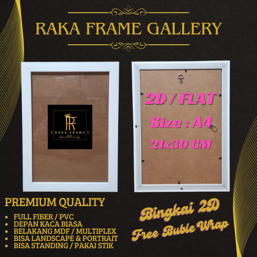 Jual FRAME BINGKAI 2D / BINGKAI FOTO / BINGKAI FLAT / PIGURA / BINGKAI ...