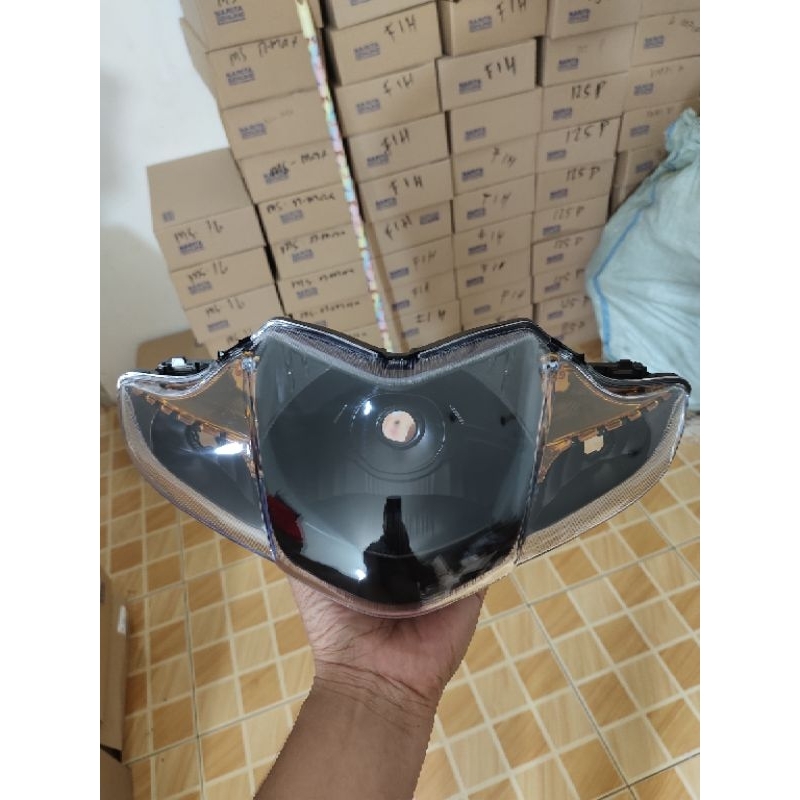 Jual REFLEKTOR PLUS MIKA HONDA REVO ABSOLUTE REVO FIT KARBURATOR HITAM ...