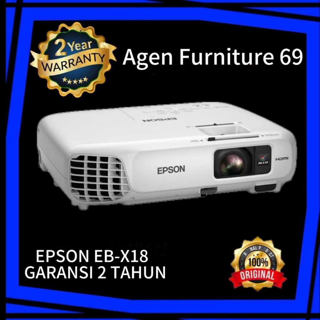 Jual Proyektor Epson EB-X18 3000 Lumens / Epson X18 / Epson EB X18 ...