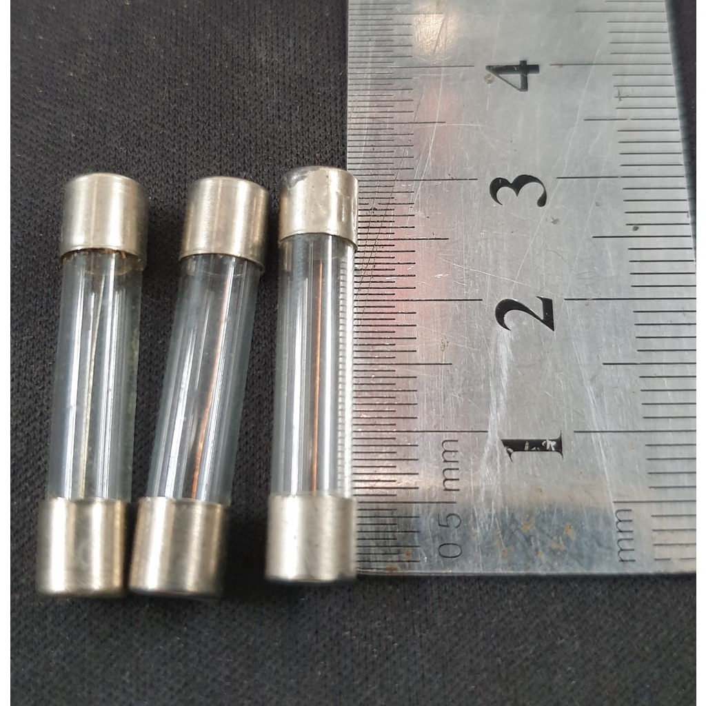 Jual Fuse Kaca 2Amp 250v Glass Fuse Sekring 270mm x 6mm Diameter ...