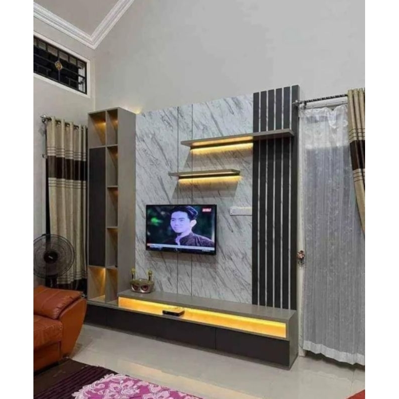 Jual backdrop tv custom PO harga per meter | Shopee Indonesia