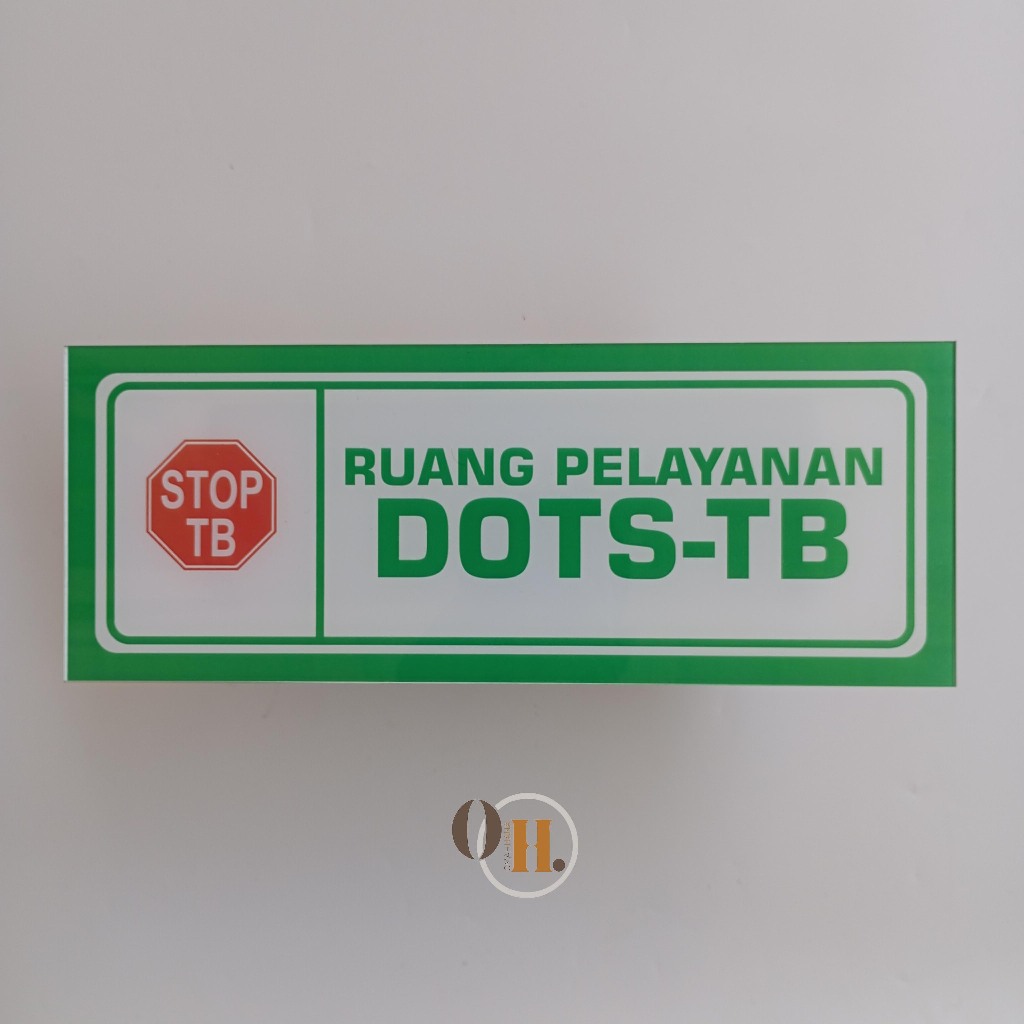 Jual Stiker Ruang Pelayanan DOTS-TB - Tuberkulosis - TBC - Stiker Ruang ...