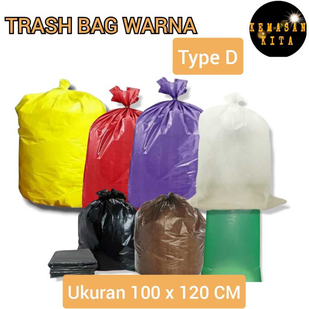 Jual TRASH BAG / PLASTIK KANTONG SAMPAH 100 X 120 CM | Shopee Indonesia