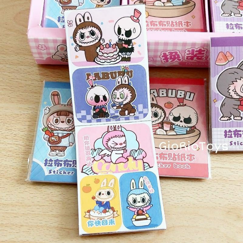 Jual Labubu Sticker Book Buku Stiker Karakter Labubu - Labubu | Shopee ...