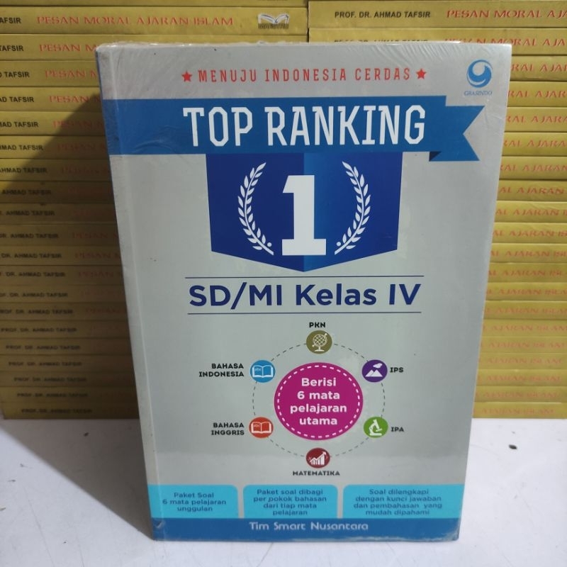 Jual BUKU OBRAL : TOP RANKING 1 SD/MI KELAS IV | Shopee Indonesia