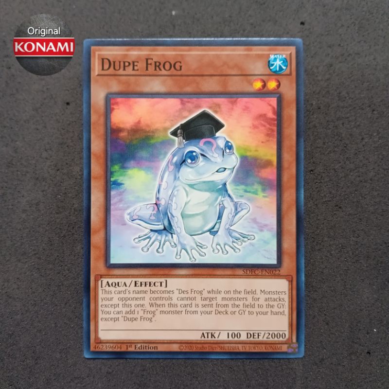 Jual Yugioh Card Dupe Frog Common | Shopee Indonesia