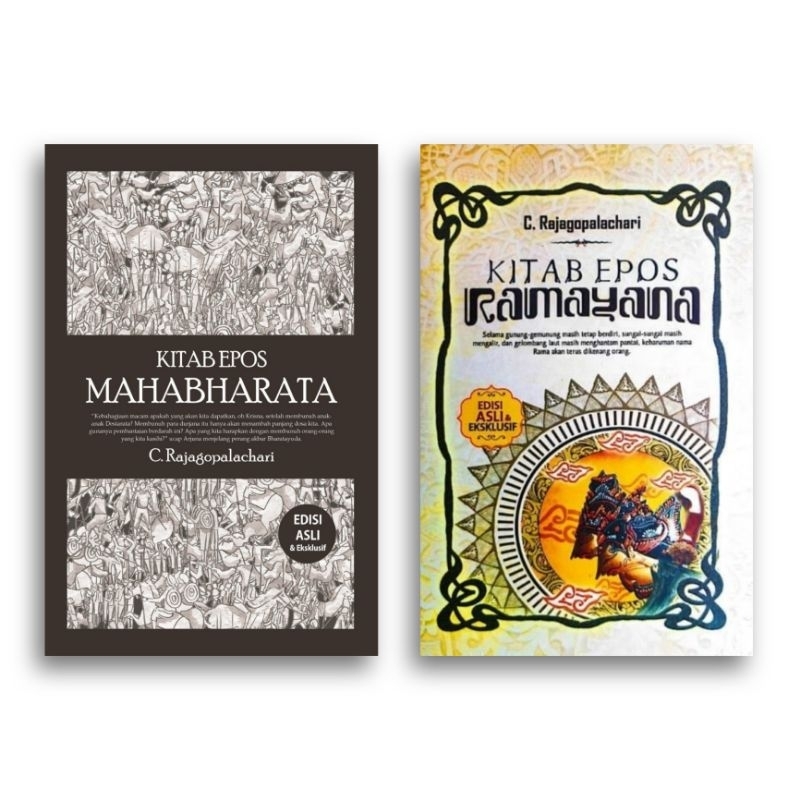 Jual Buku Kitab Epos Ramayana Mahabharata C. Rajagopalachari | Shopee ...