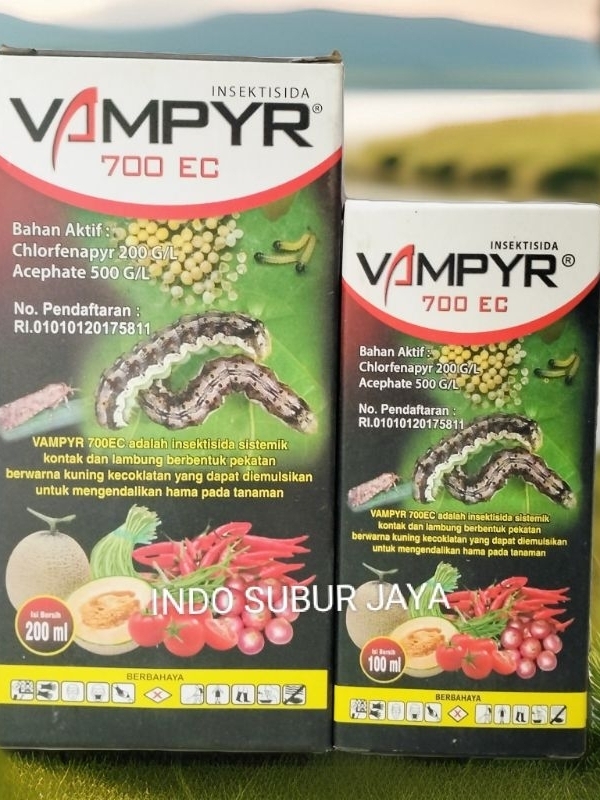 Jual Vampyr 700 EC Insektisida Mengendalikan Hama Ulat Pada Tanaman 100 Ml & 200 Ml | Shopee ...
