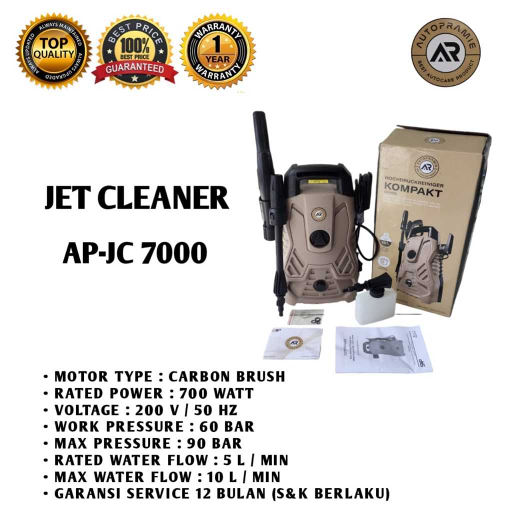Jual AUTOPRAMIE AP JC 7000 Mesin Steam Jet Cleaner Carbon Brush 90 Bar ...