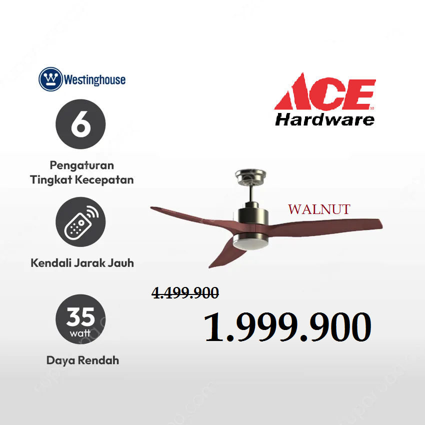 Jual ACE - Westinghouse 52 Inci Kipas Angin Plafon 52" | Shopee Indonesia