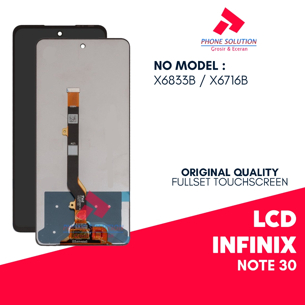 Jual Grosir LCD Infinix Note 30 / X6833 / X6833B Fullset Touchscreen ...