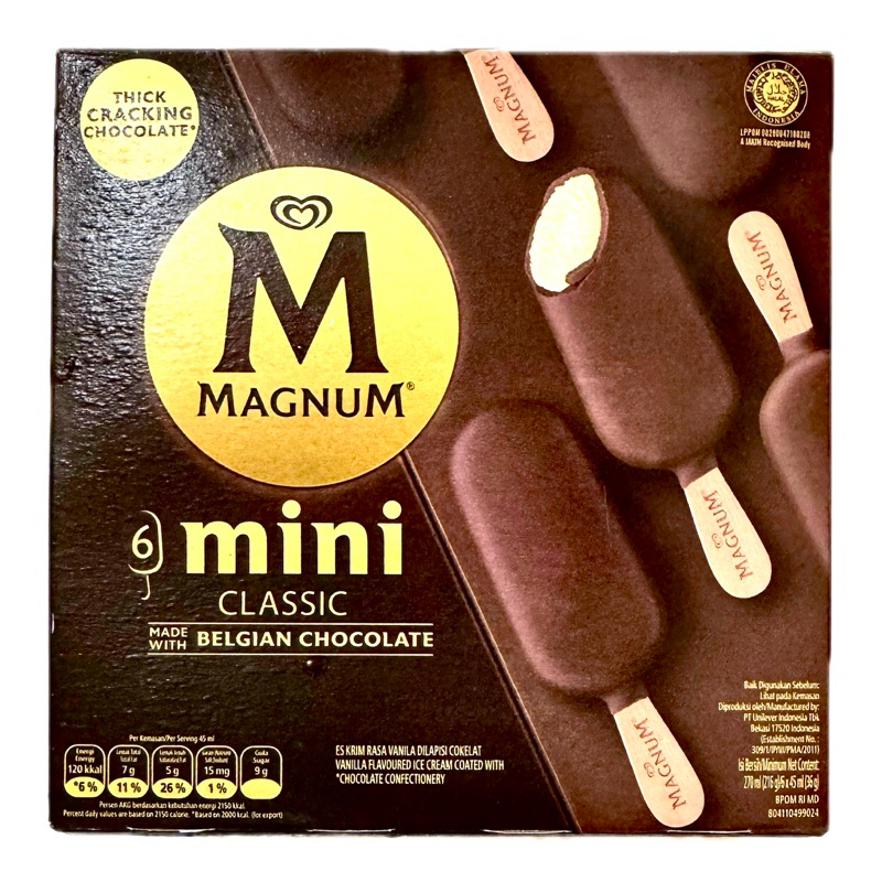 Jual Walls Magnum Mini Classic isi 6 pcs | Shopee Indonesia