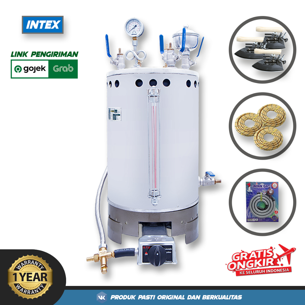 Jual Boiler Setrika Uap 25 Ltr Stainless 304 & Besi Full Stainless ...