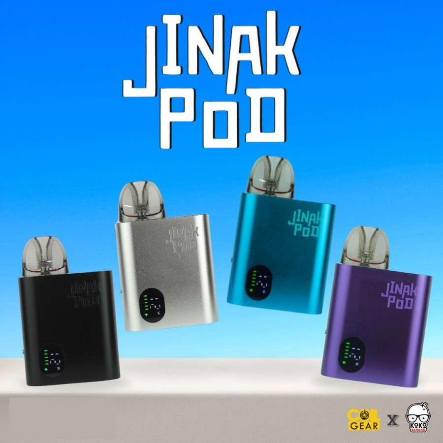 Jual Authentic Jinak Pod Kit 800 mAh Coil Gear x Sarang Vapers TERBAIK ...