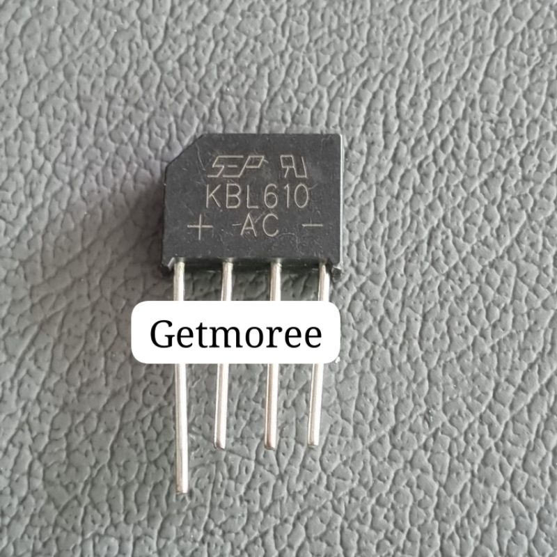 Jual Dioda Bridge 6a KBL610 Diode Sisir 1000v Jembatan Rectifier KBL ...