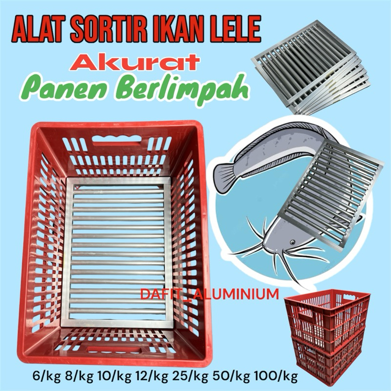 Jual Alat Sortir Ikan Lele Aluminium Bak Sortir Ikan lele akurat ...
