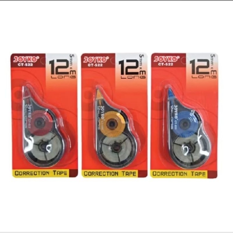 Jual JOYKO Correction Tape CT- 522/ Penghapus Tipex Pita Kertas Joyko ...