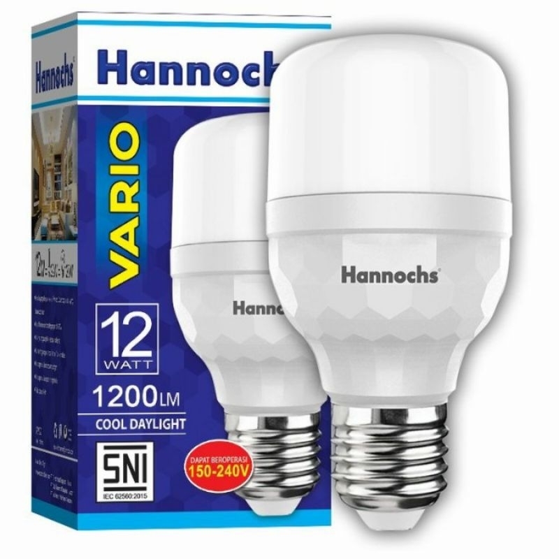 Jual Hannochs Lampu Led 12 watt Cahaya Putih Hemat Energi hingga 50% dibandingkan dengan Lampu ...