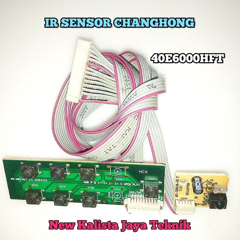 Jual MODUL SENSOR TV CHANGHONG 40E6000HFT ORIGINAL IR SENSOR TOMBOL ...