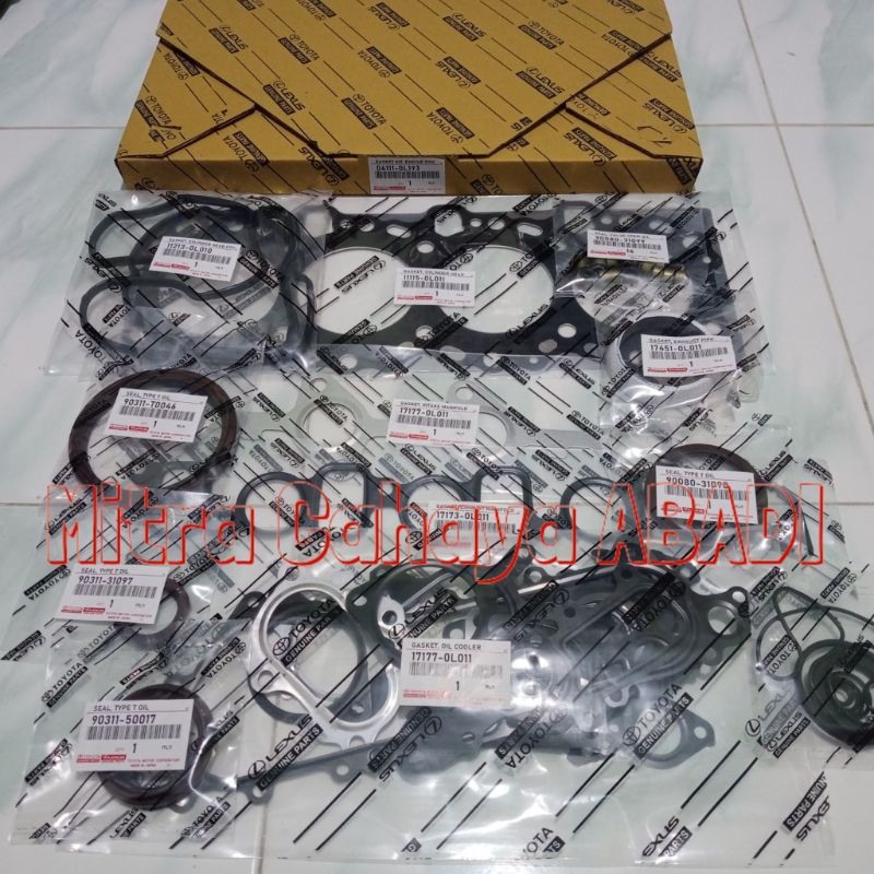 Jual paking packing Gasket full set innova inova Hilux diesel 2KD ...