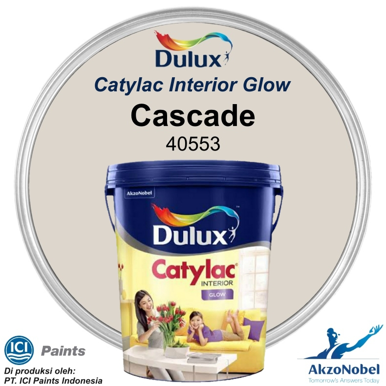 Jual CAT DULUX CATYLAC GLOW 22 KG - CASCADE 40553 | Shopee Indonesia