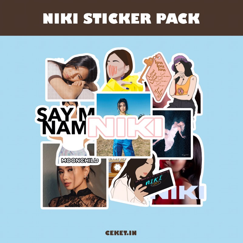 Jual NIKI 88Rising Sticker Pack - Nicole Zefanya (15pcs) | Shopee Indonesia