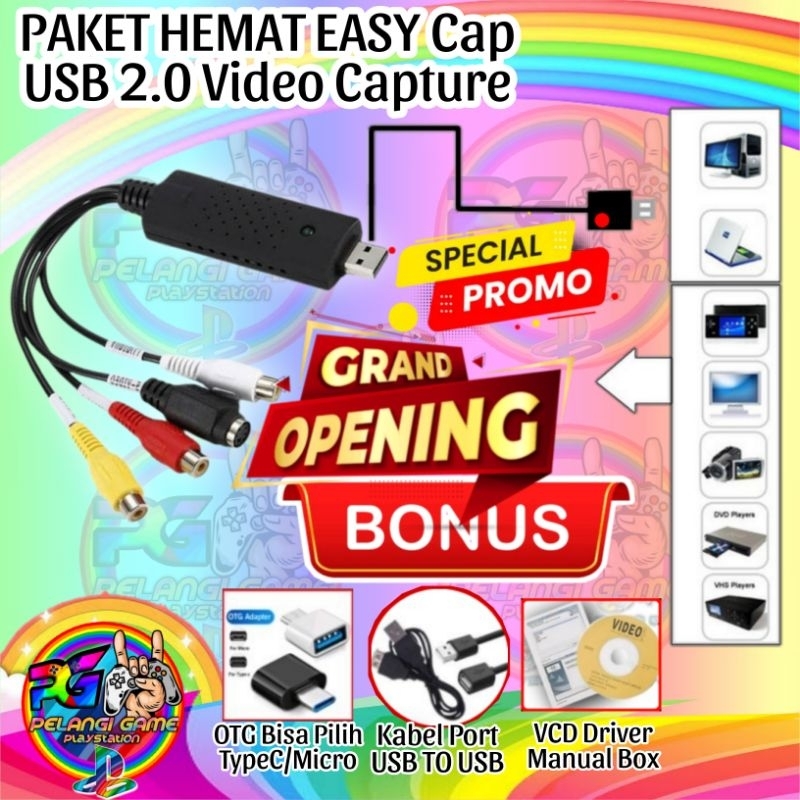 Jual Easycap USB VIDEO CAPTURE Adapter 1 Channel Utv007 Support Android ...