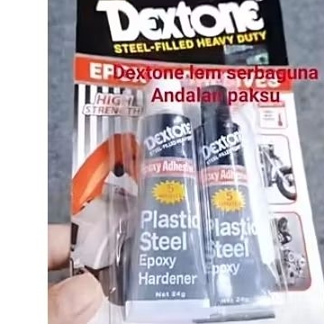 Jual 1pcs) Dextone lem besi adhesives 48gram dextone/ plastic steel ...