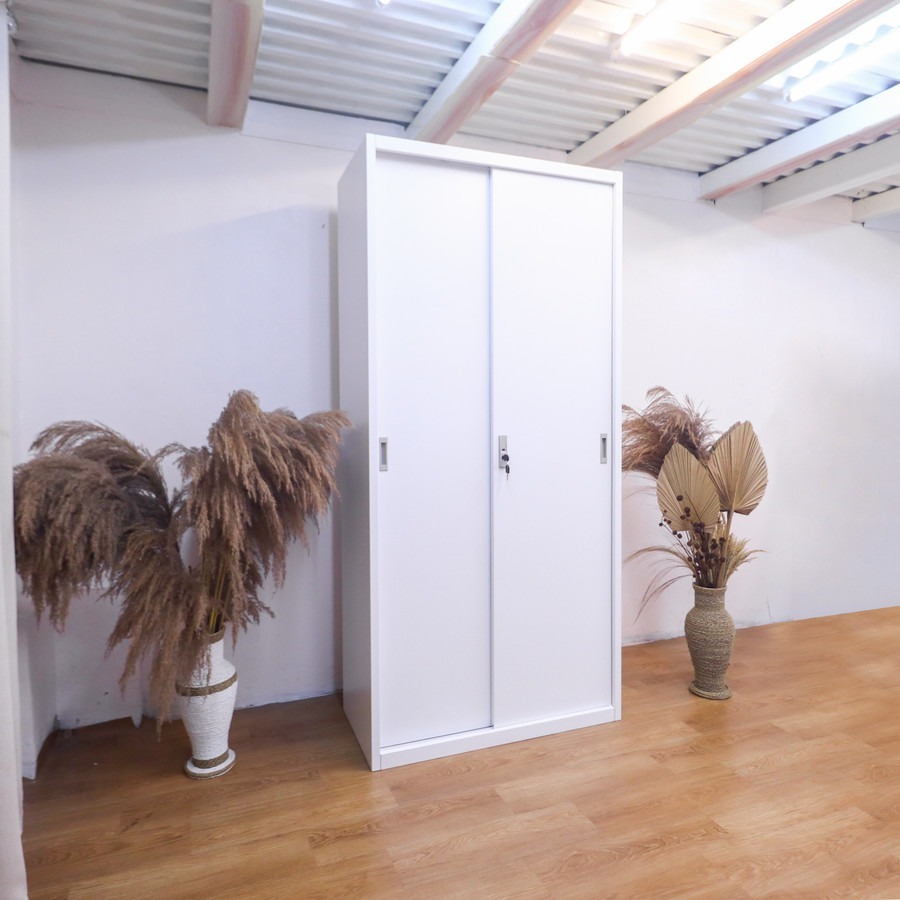 Jual Citra Furniture SHUMO Lemari Pakaian Baju Besi Sliding Minimalis ...