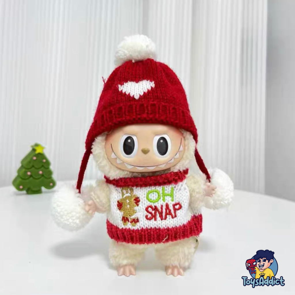 Jual Baju Natal Labubu/ Christmas Outfit Labubu Winter Outfit/ Kostum ...