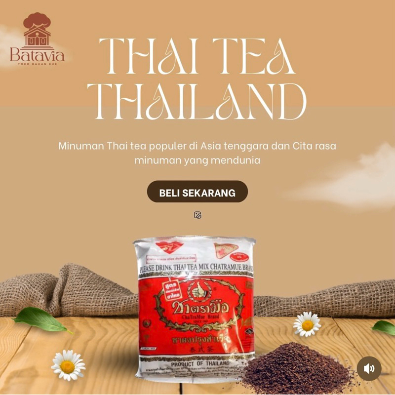 Jual CHATRAMUE Red Tea Mix Thailand (400g) // CHATRAMUE THAI MILK GREEN ...