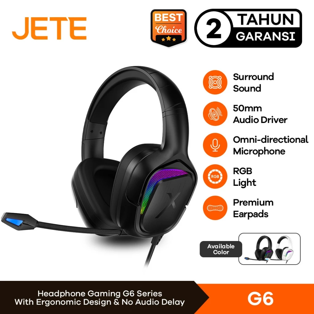 Jual JETEX G6 Headset Gaming Headphone Gaming Noise Cancelling ...