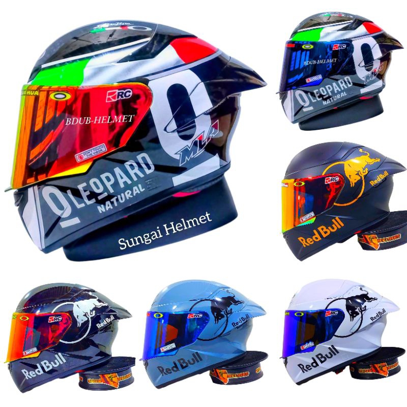 Jual Helm TT course TTC course mla dalla porta black glos paket ganteng ...