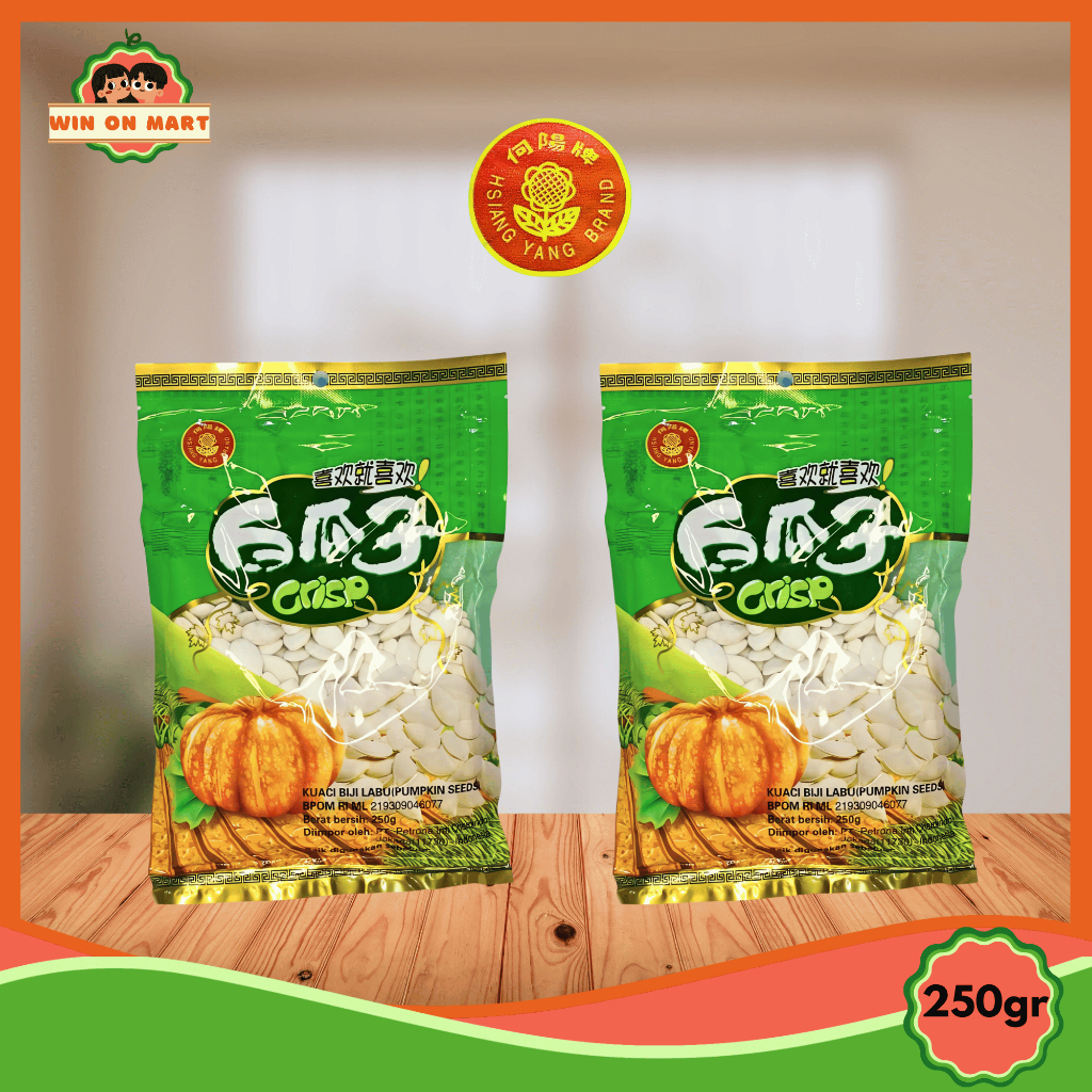 Jual Kuaci | Hsiang Yang Brand Kuaci Labu 250gr | Kuaci Biji Labu ...