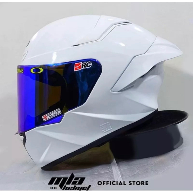Jual Helm Full face Ttc Polos MLA Hitam Doft Paket Ganteng || Helm Kbr ...