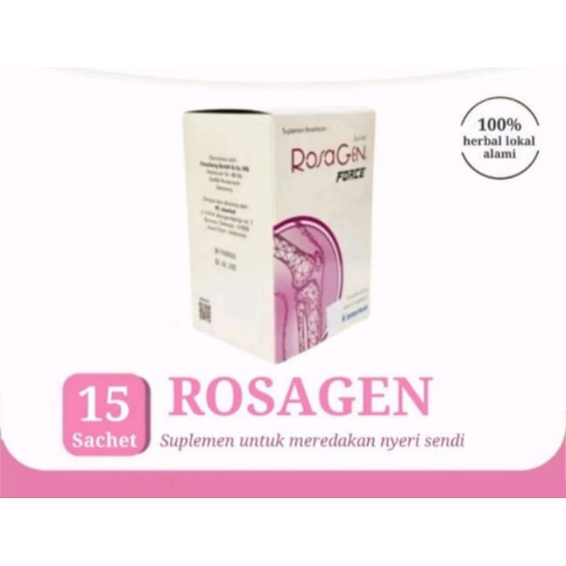 Jual RosaGen asli isi 15 sachet suplemen kesehatan tulang | sendi ...