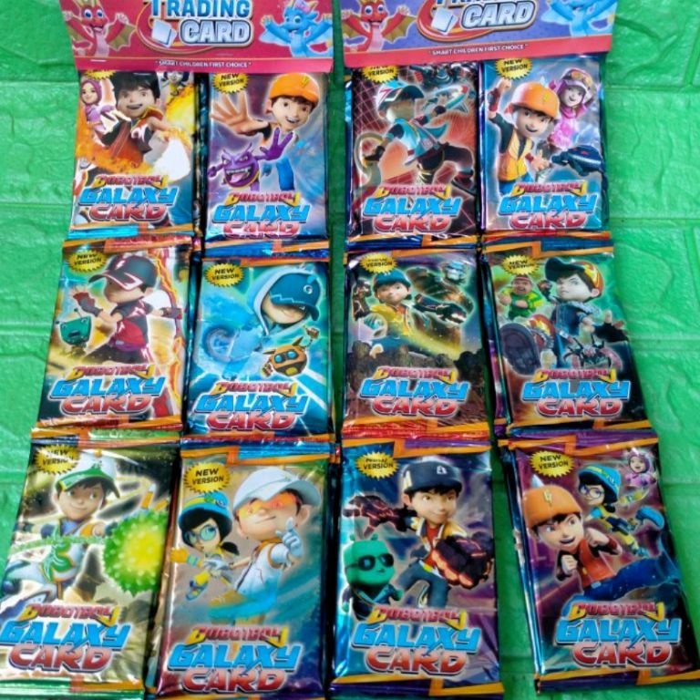 Jual Trading Card BoboiBoy Naruto Pokemon Labubu / Mainan Kartu Trading ...