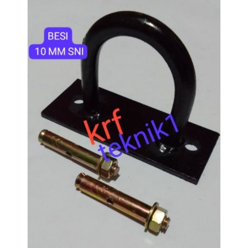 Jual bracket rantai dudukan rantai gembok samsak gantungan bayi tempel ...