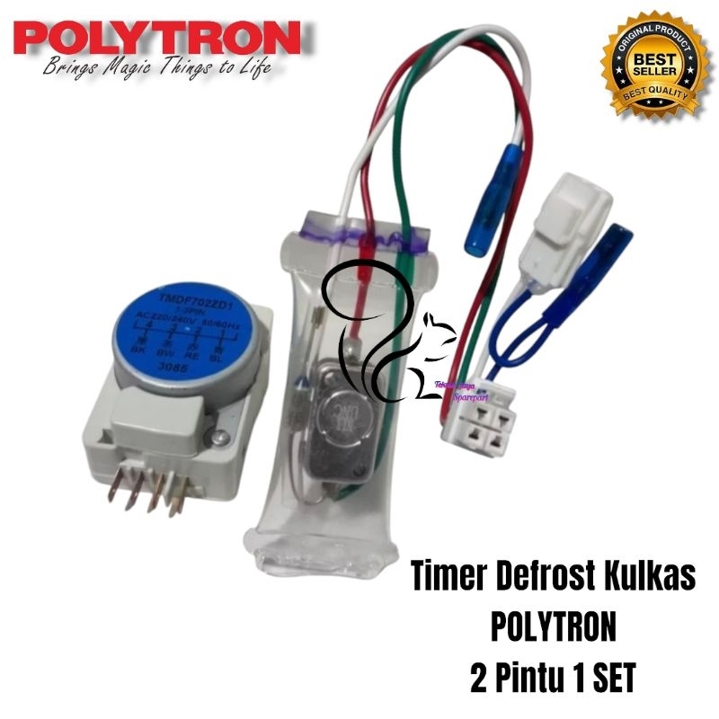 Jual Timer Dan Defrost Bimetal Kulkas Polytron 2 Pintu Quality | Shopee ...