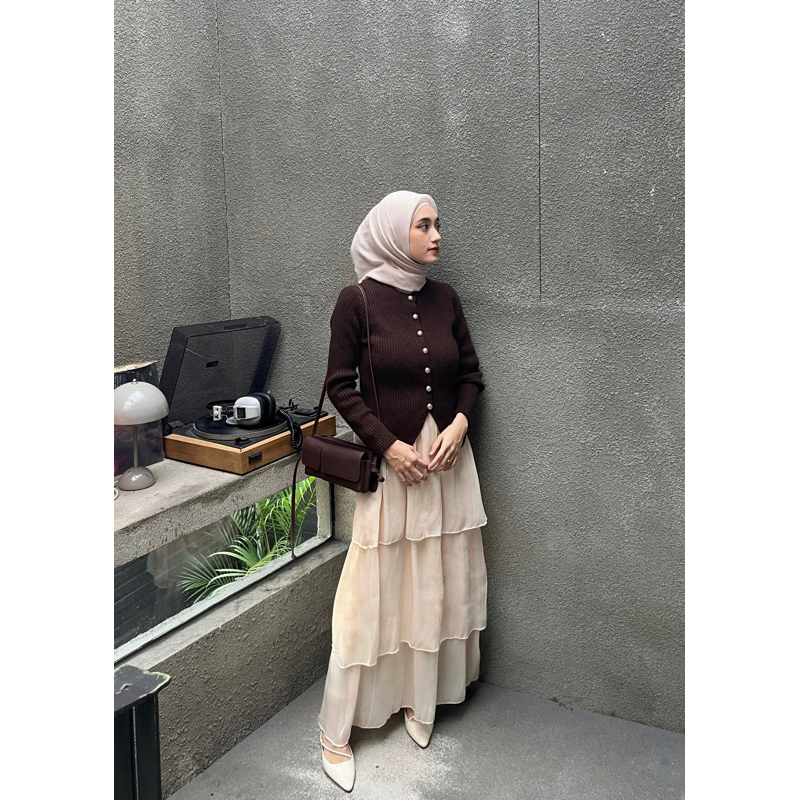 Jual Vevee ruffle Skirt / New arrival / READY | Shopee Indonesia