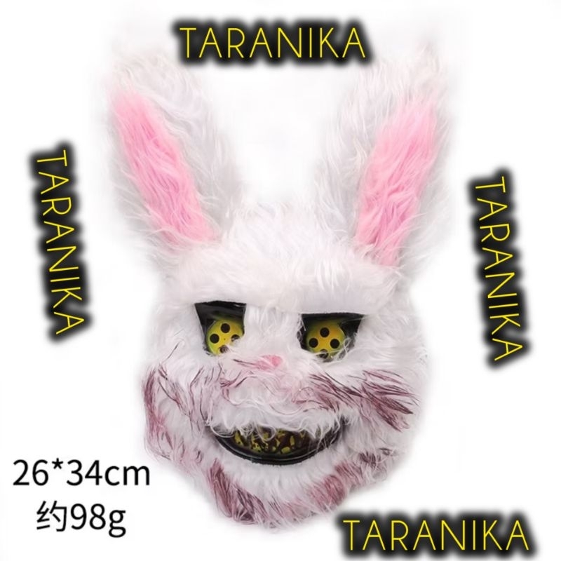Jual topeng labubu topeng hallowen rabbit&and beard | Shopee Indonesia