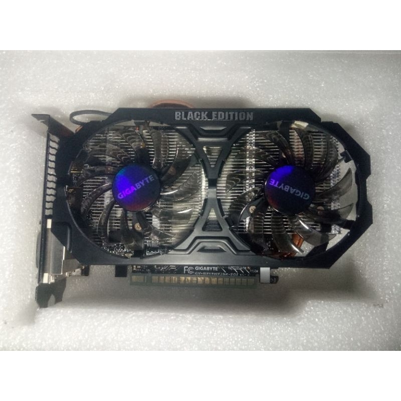 Jual Vga Gigabyte GTX 750 TI WF2 BLACK EDITION OC 2GB GDDR5 128Bit Vram Samsung (Fullset ...