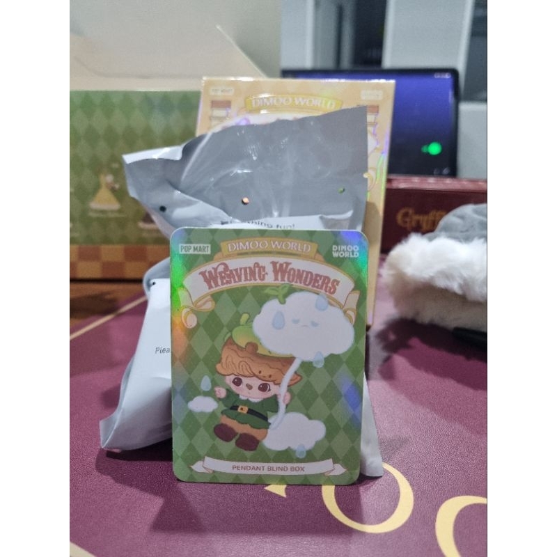 Jual Popmart Dimoo Weaving Wonders Pendant - Bear Guardian Floating ...