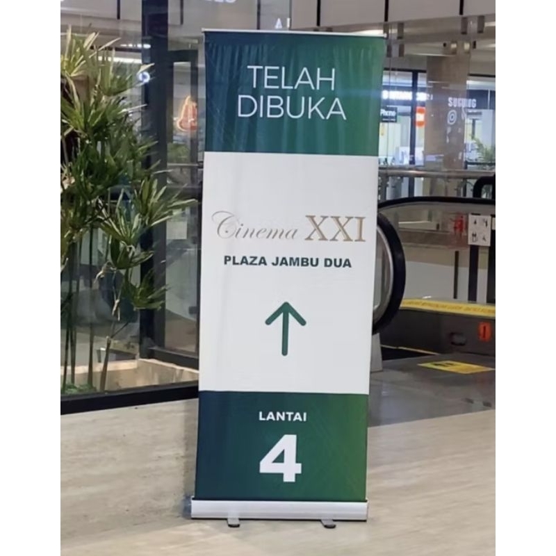 Jual STANDING BANNER REKLAME PAPAN BROSUR IKLAN JUALAN BAZAR TIANG BESI ...