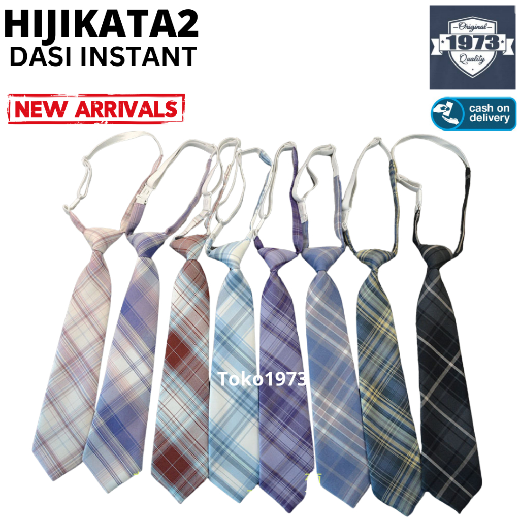 Jual HIJIKATA2 TIE DASI INSTANT DASI SEIFUKU JK uniform school dasi ...