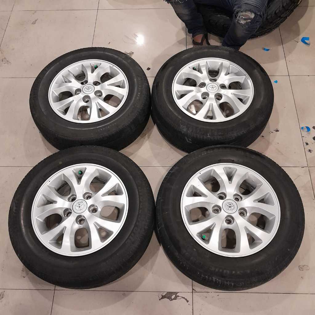 Jual VELG MOBIL BEKAS STD TOYOTA INOVA RING 15X6 5X114 ET 45BISA BUAT ...