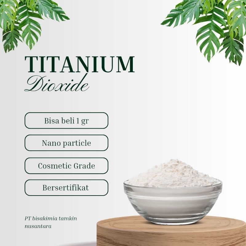 Jual Titanium dioxide - Titanium Dioksida Cosmetic grade | Shopee Indonesia