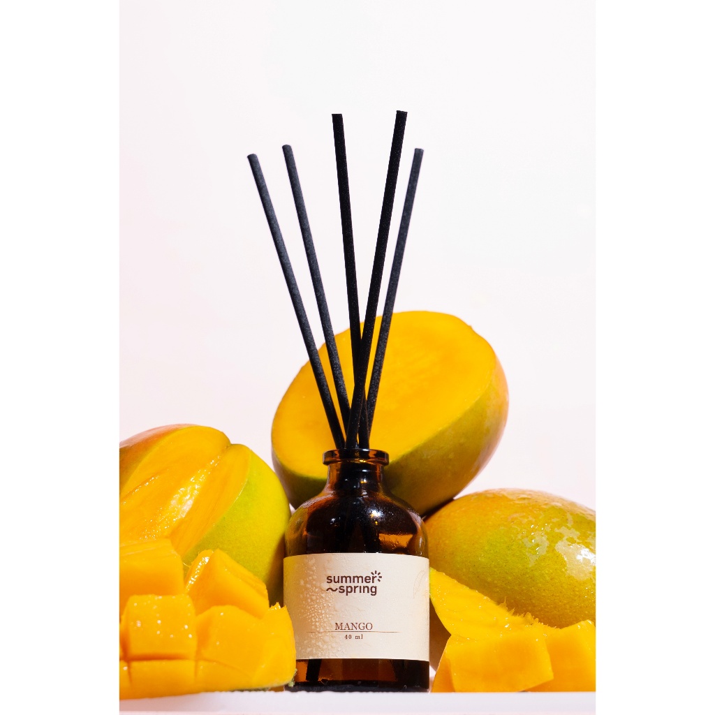 Jual MANGO Aromatherapy Reed Diffuser by Summerspring 40ml | Shopee ...