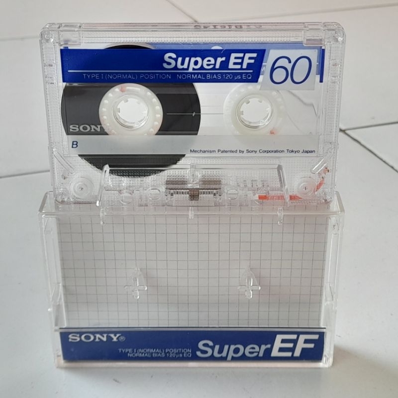 Jual Sony Super EF 60 Type I Normal Position (1992) Blank Cassette Tape ...