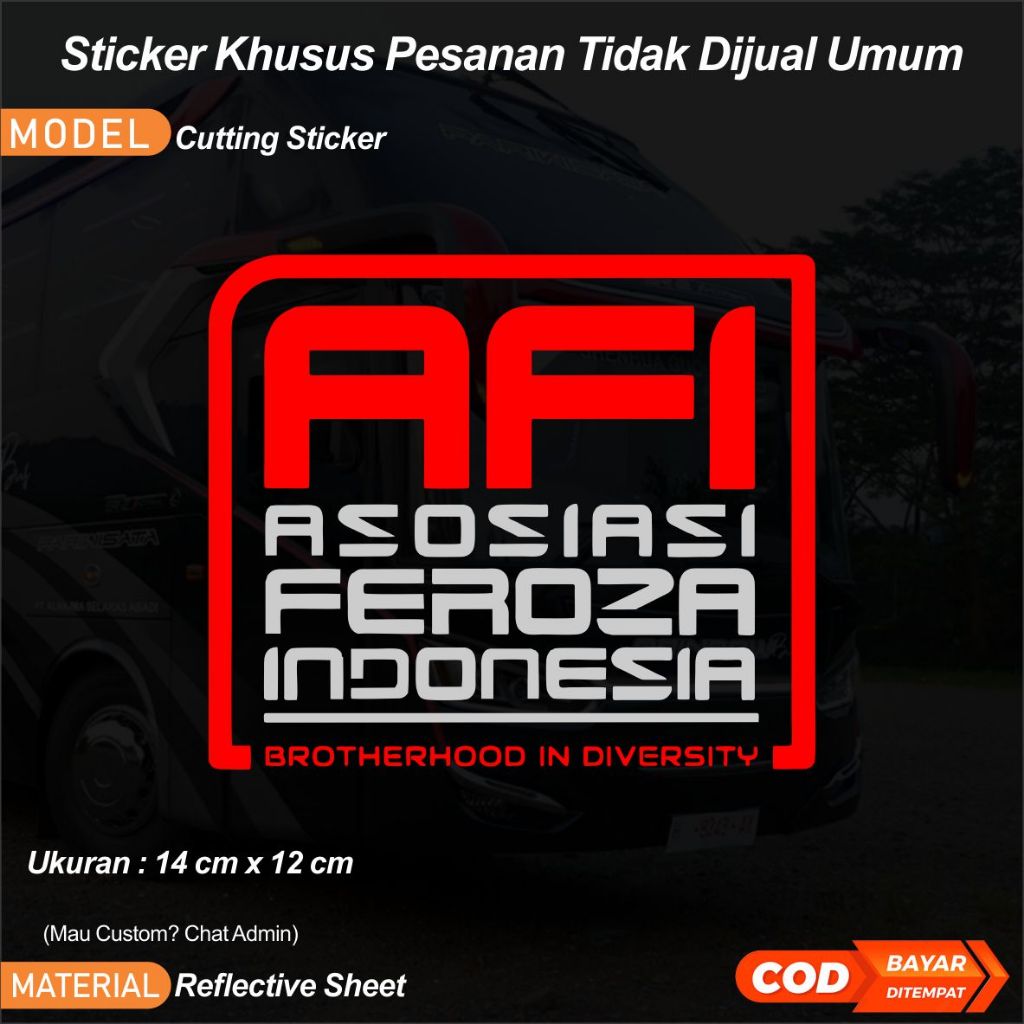 Jual Stiker Custom AFI | Shopee Indonesia